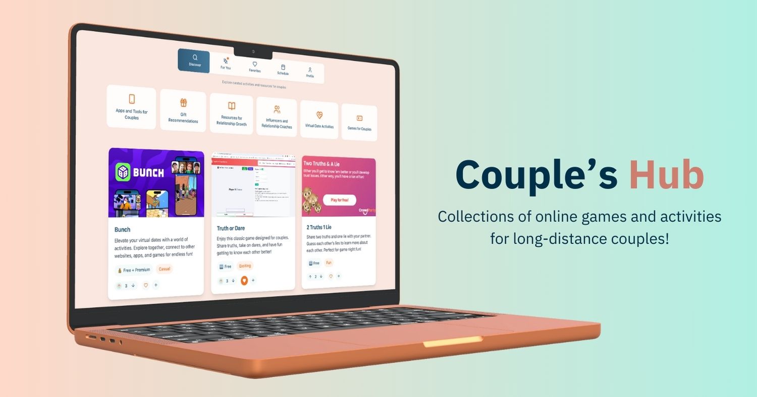 Couples Hub - Strengthen Your Bond, One Activity at a Time